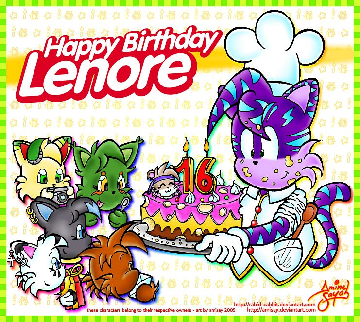 Happy Birthday Lenore - AmineWorld